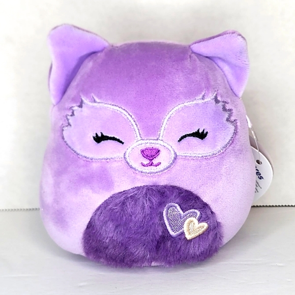 Squishmallows | Toys | Pauletta Purple Fox Whearts Valentine 224 ...
